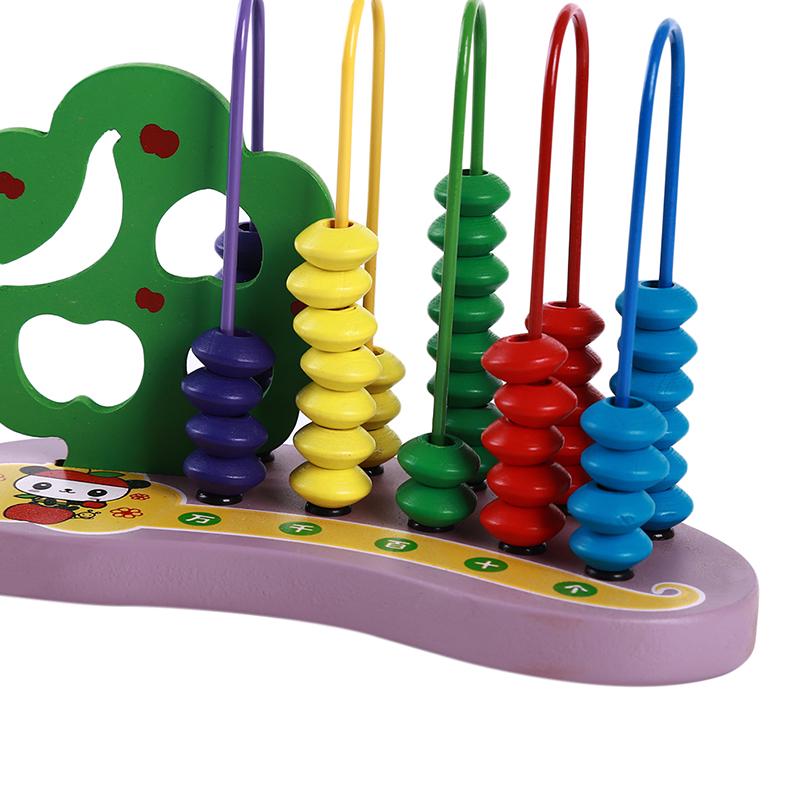 Computing Rack Kids Wooden Toys Child Abacus Counting Beads Math Toys ...