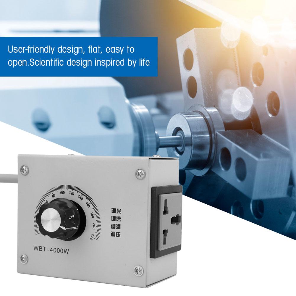 Buy 220VAC High Power Controller Motor Speed Dimmer Variable Voltage ...