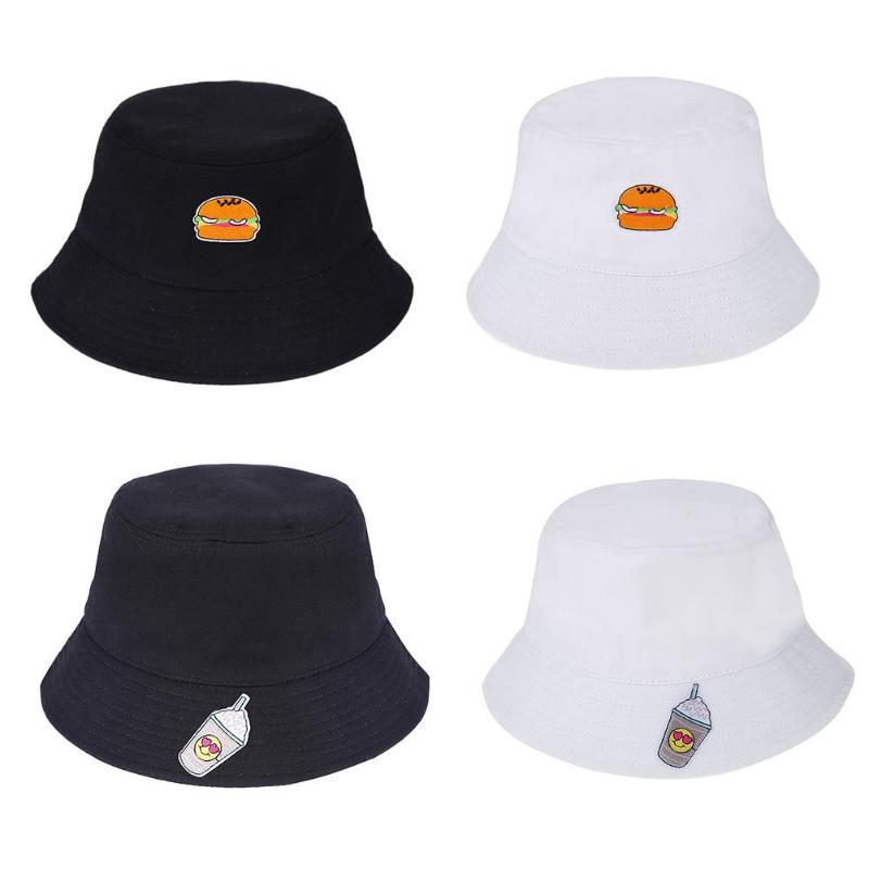 Buy Summer Hip Hop Women Food Printed Bob Caps Men Beach Sun Fishing ...