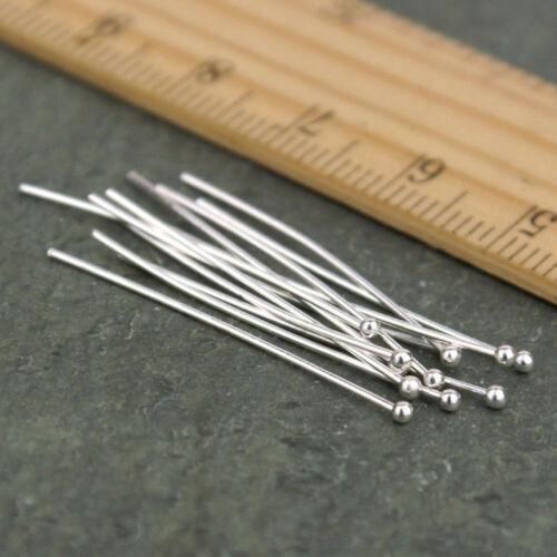 Купити S925 silver T needle Pins Round head needle Silver Earrings needle Gold The ball pin ...