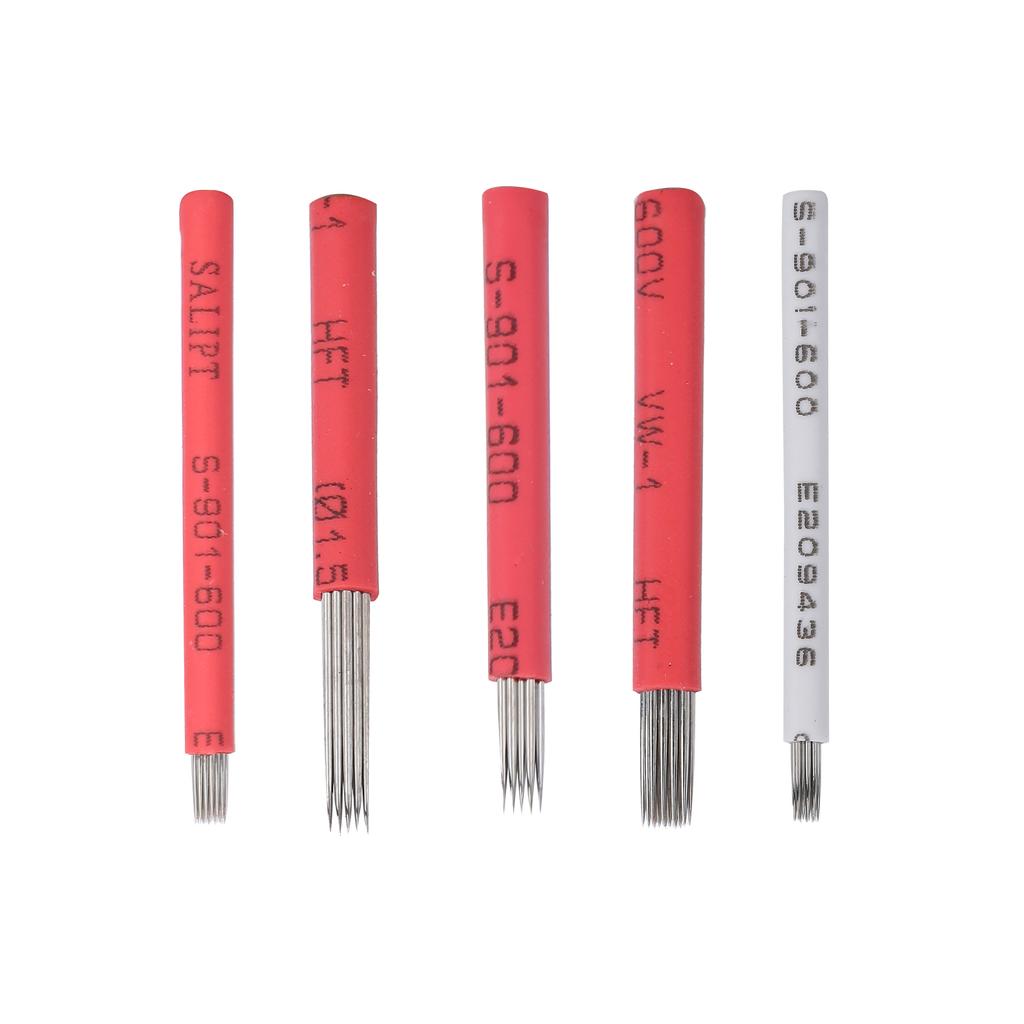 Buy 50pcs Microblading Needles Stainless Steel Makeup Manual Eyebrow ...