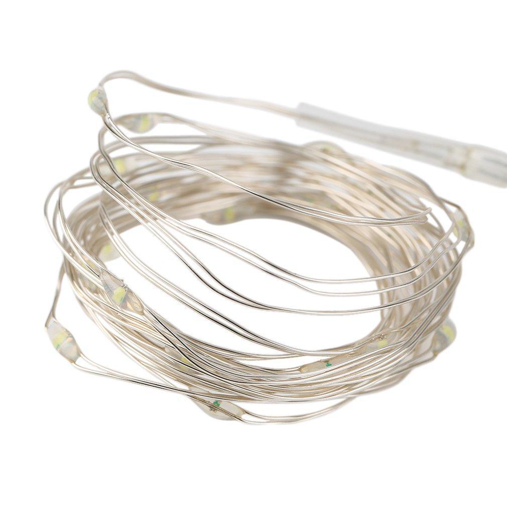 Buy Waterproof 30 Led Silver Wire String Light Christmas Wedding Party ...