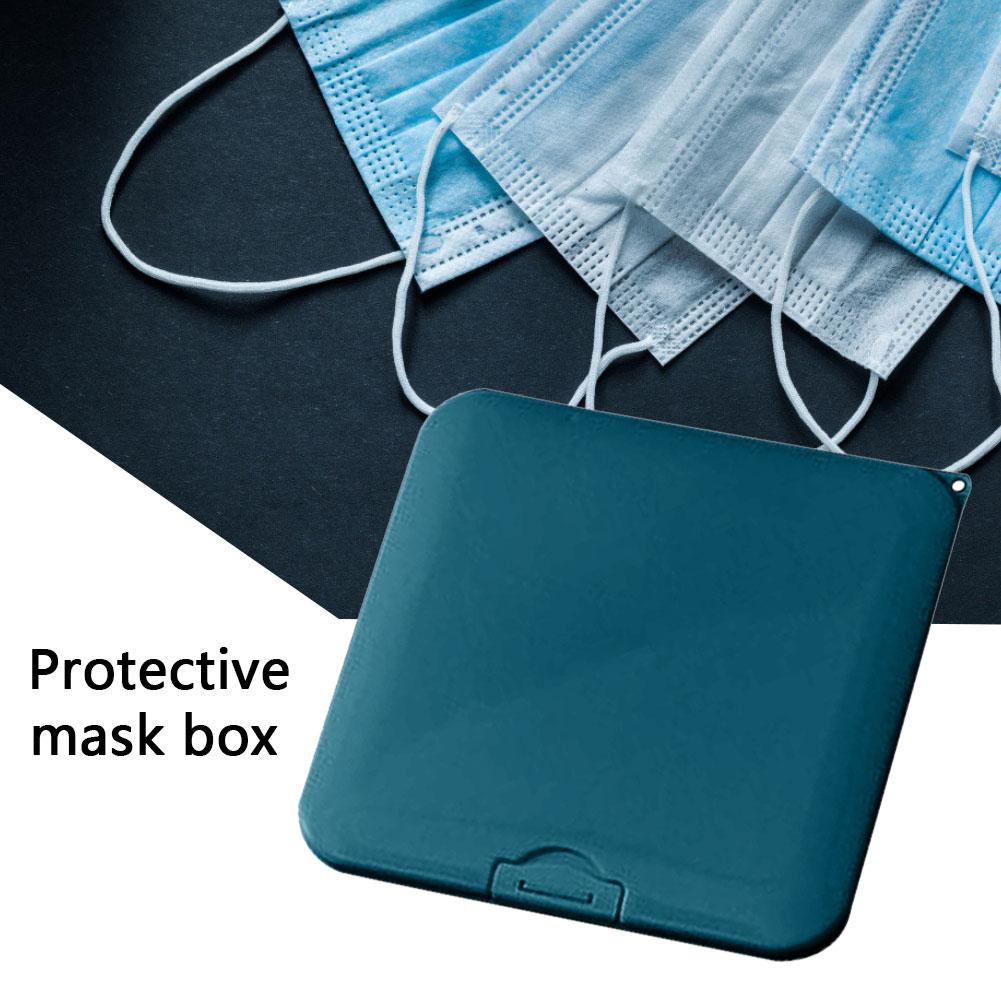 Buy Portable Mask Cover Face Mask Dustproof Storage Case Box Travel ...
