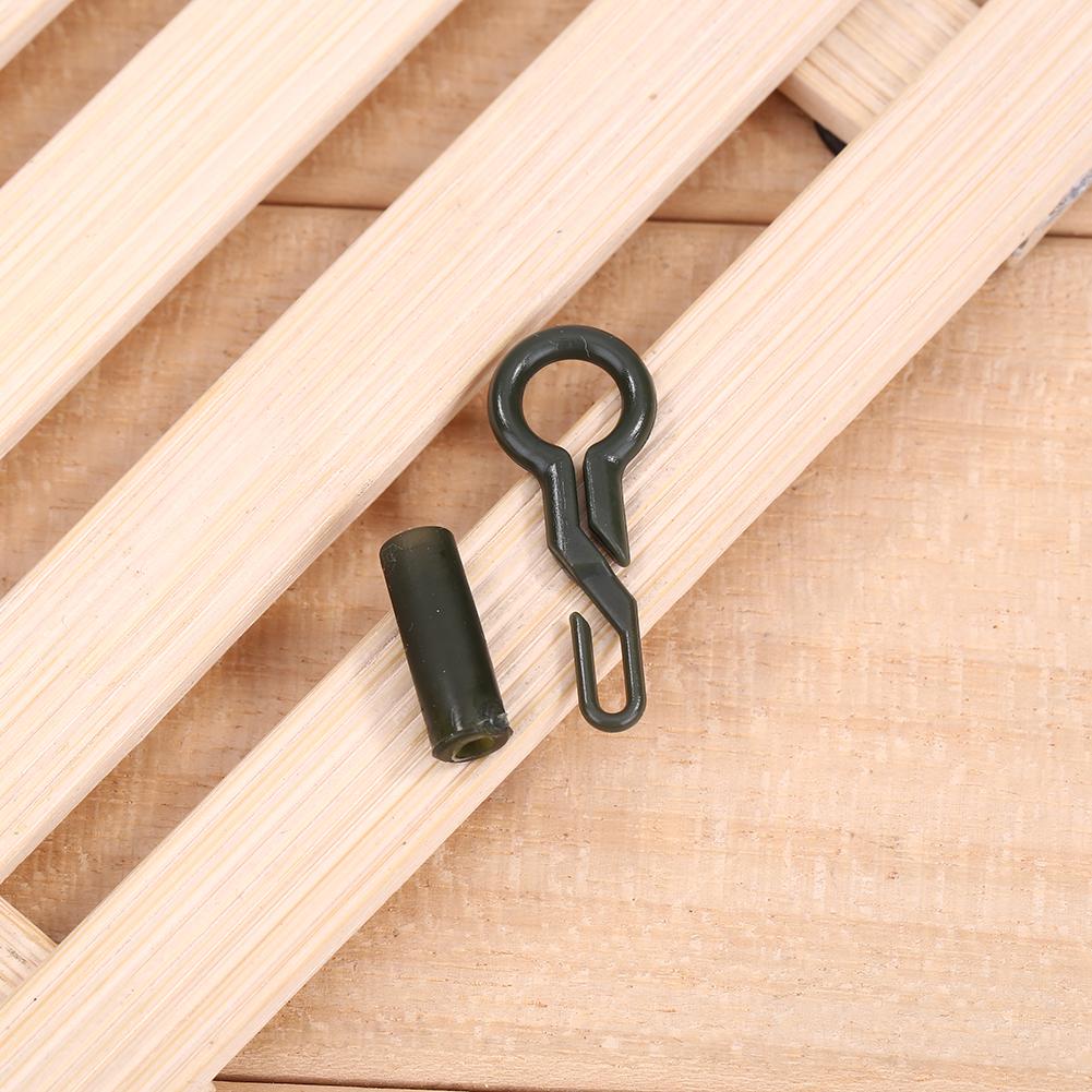 Buy 10pcs Back Fishing Lead Clips with Tube Rigs Connector Carp Fishing ...