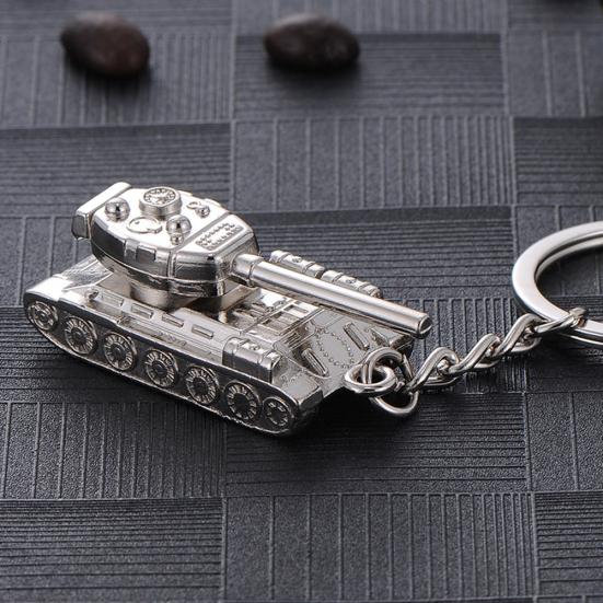 Buy Cool Men Tank Model Pendant Key Chain Keychain Alloy Ring Bag Car ...