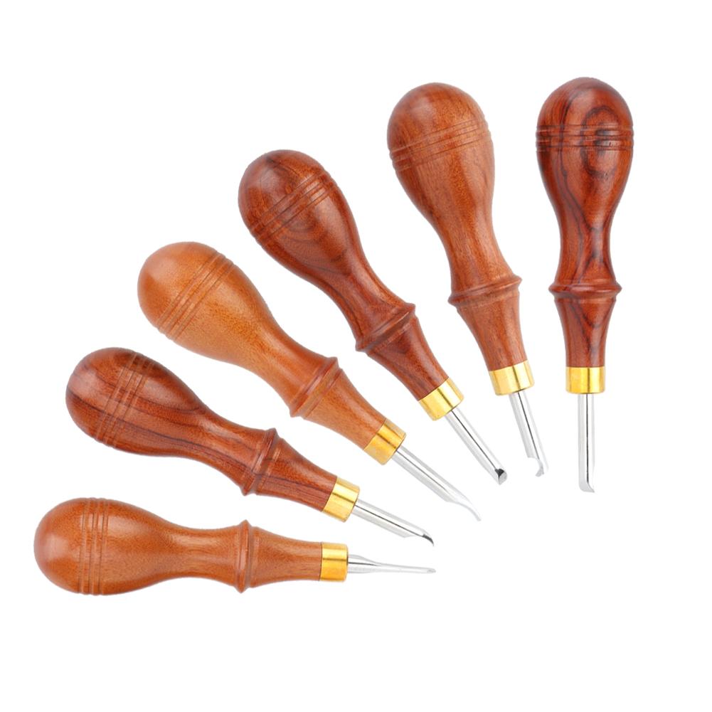 Cheap 6pcs Wooden Handle Stainless Steel Watch Pry Watch Repair Tool ...