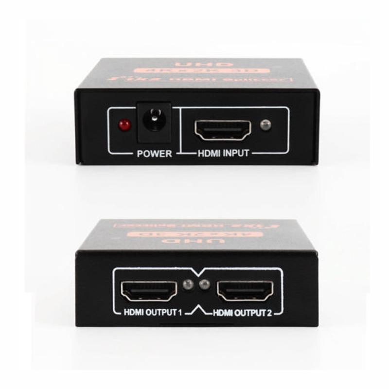 Buy HDMI Splitter Amplifier 1 In 2 Out Duplicator Full HD 1080p 3D 4K ...