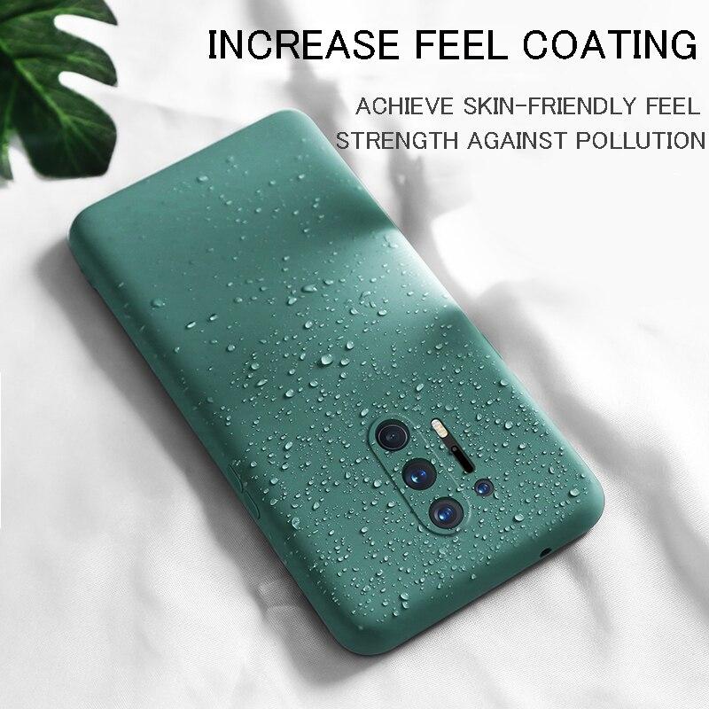 Cheap Original Liquid Silicone Phone Case For Oneplus 8 7T 7 Pro Luxury ...