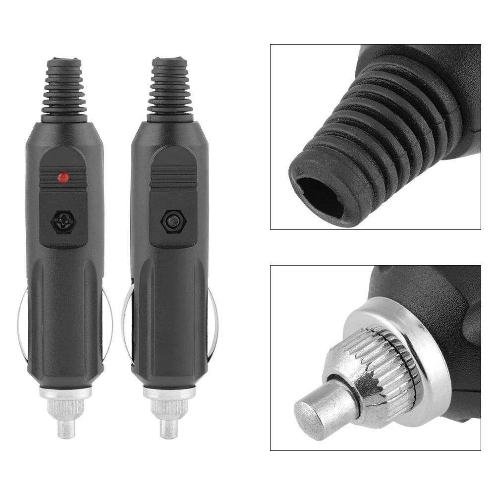 Buy 5pcs 12V 24V 5A Car Accessory Male Cigarette Lighter Socket DIY ...