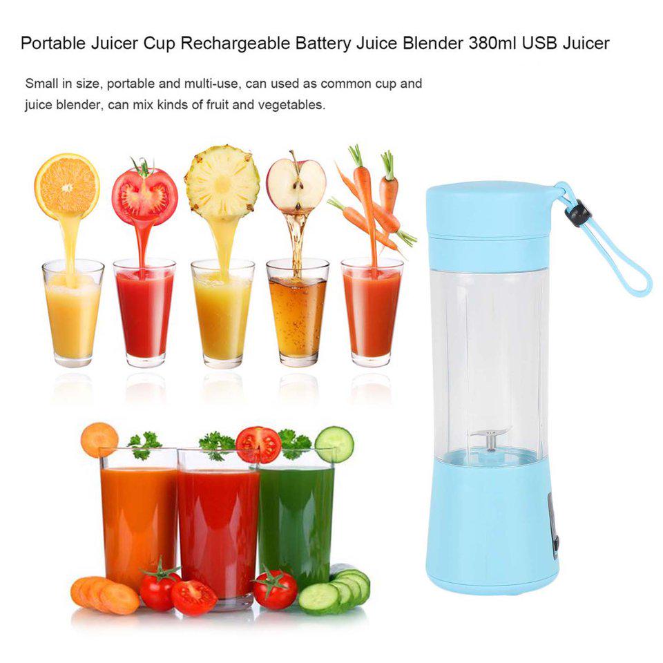 Buy Rechargeable Battery Juice 380ml Volume Healthy USB Juicer TOP at ...