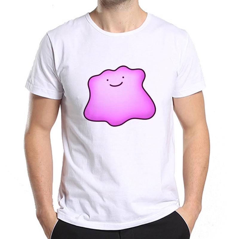 Buy Men's Pokemon Ditto Digital Sticker Cute Cartoon Cotton Short ...