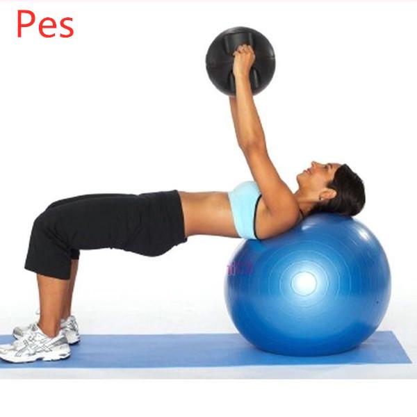 Buy 55cm Exercise Fitness GYM Smooth Yoga Ball at affordable prices ...