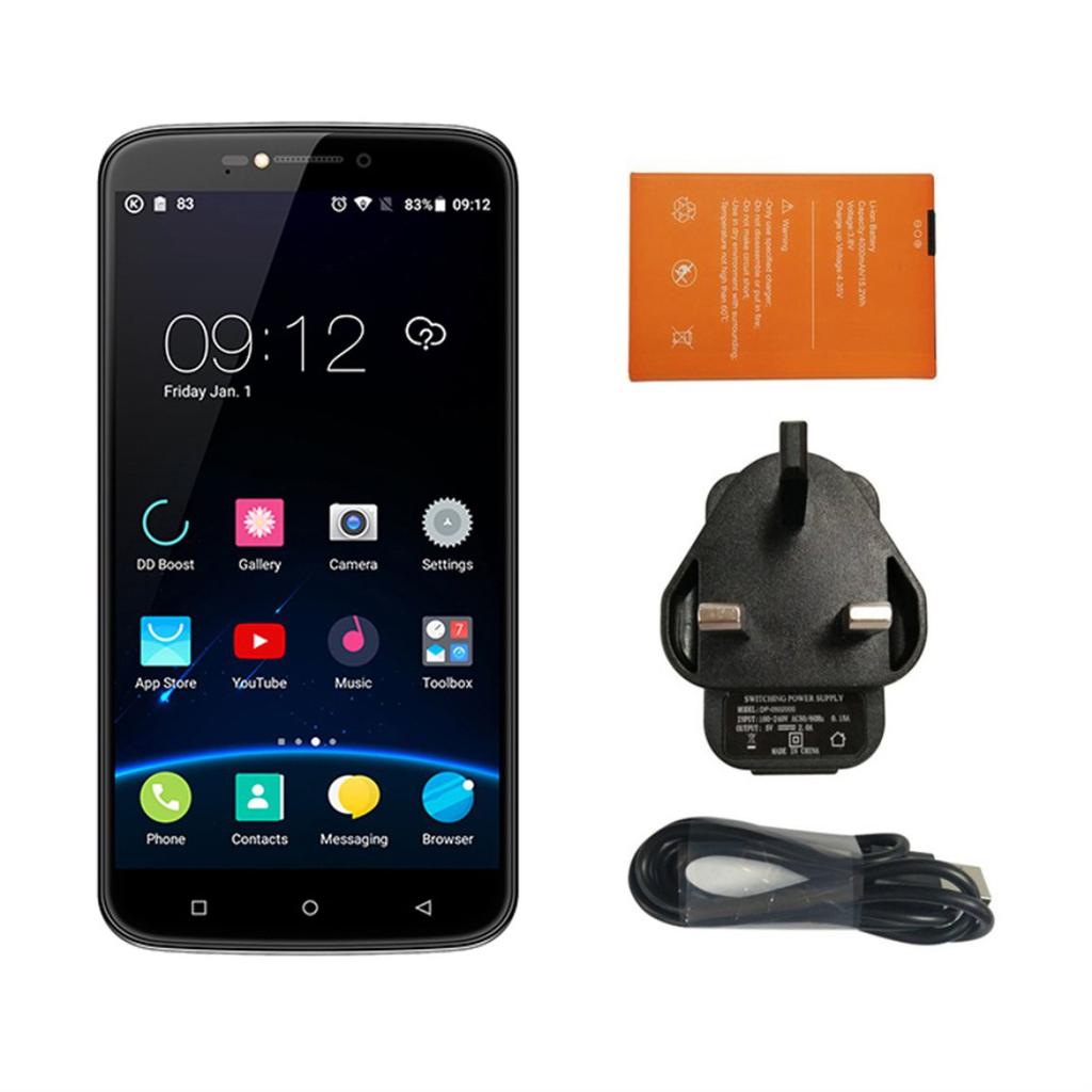 Buy Ding Ding 6.0 Inch 3G Mobile Phone MT6580A Smartphone E6 1GB+16GB ...