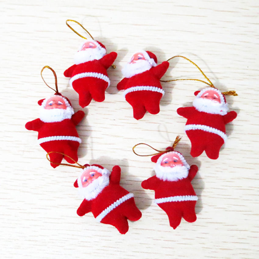 Buy Santa Claus Ornaments Christmas Tree Hanging Party Decorations at ...