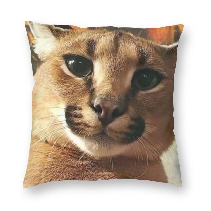 Satın alın Cute Caracal Cat Floppa Meme Pillow Case 40x40cm for Sofa ...
