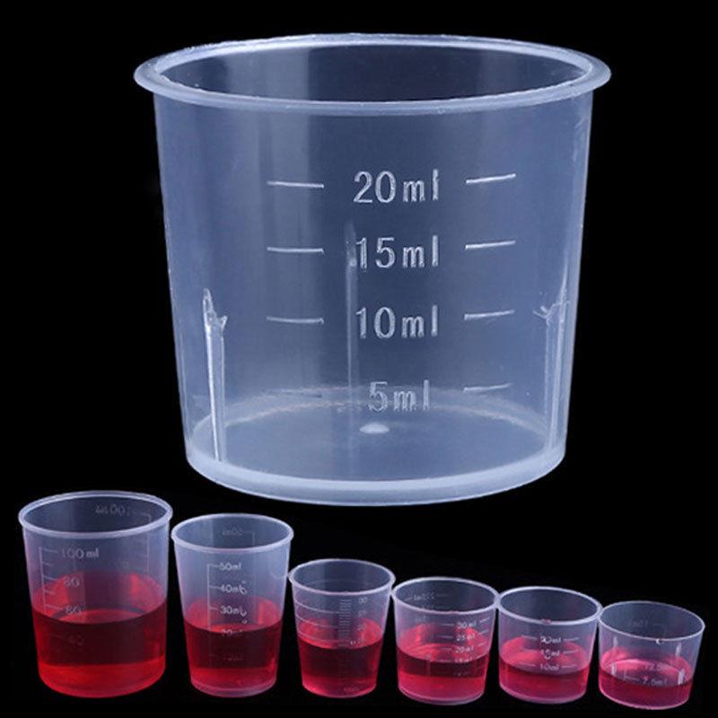 Buy Kitchen Baking/Medicine Lab Graduated Clear Scales Liquid Measuring ...