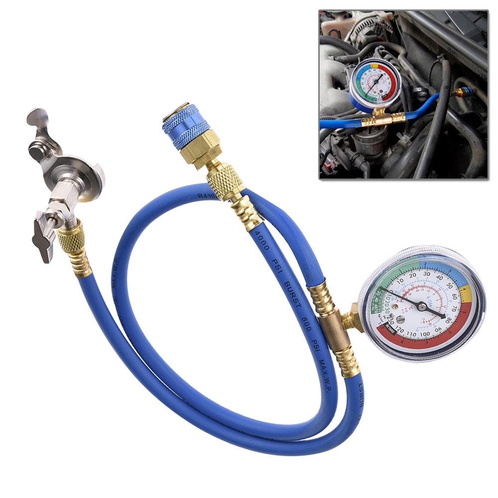 Buy R134A Car Air Conditioning Refrigerant Refill Hose Inspection Pipe ...