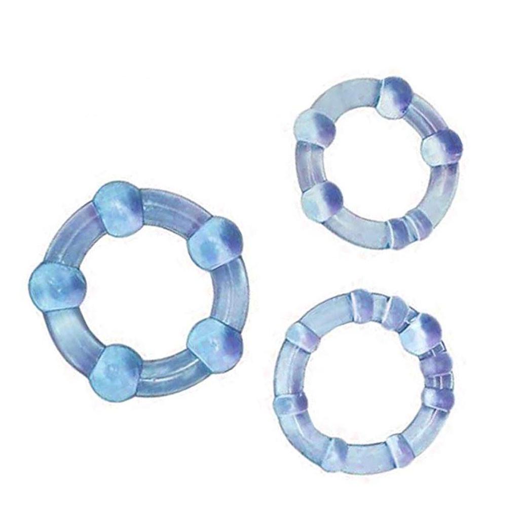 Buy MenSilicone Flexible Clock Rings Toy Bead Lock Fine Ring Penis Ring ...