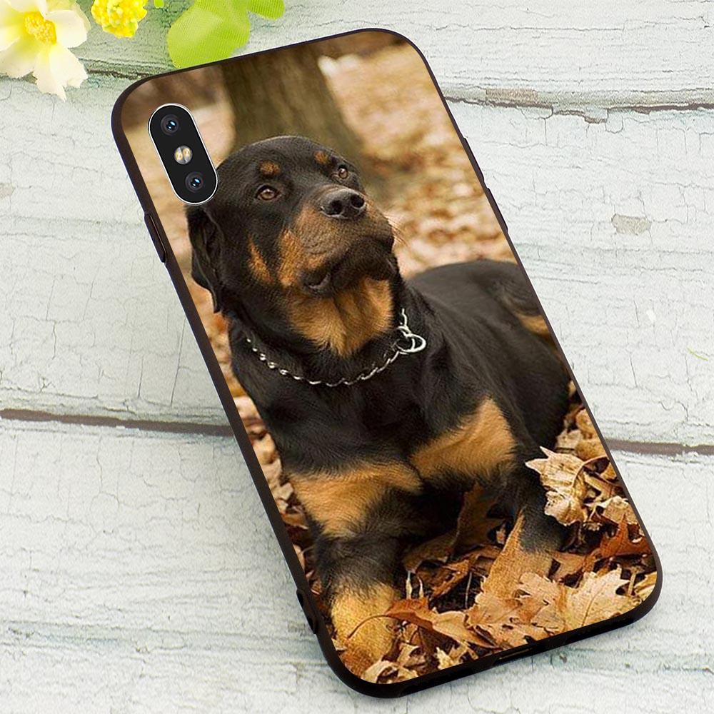 Cute Rottweiler dog Phone Case for Samsung Galaxy Note 9 10 S6 S7 S8 ...