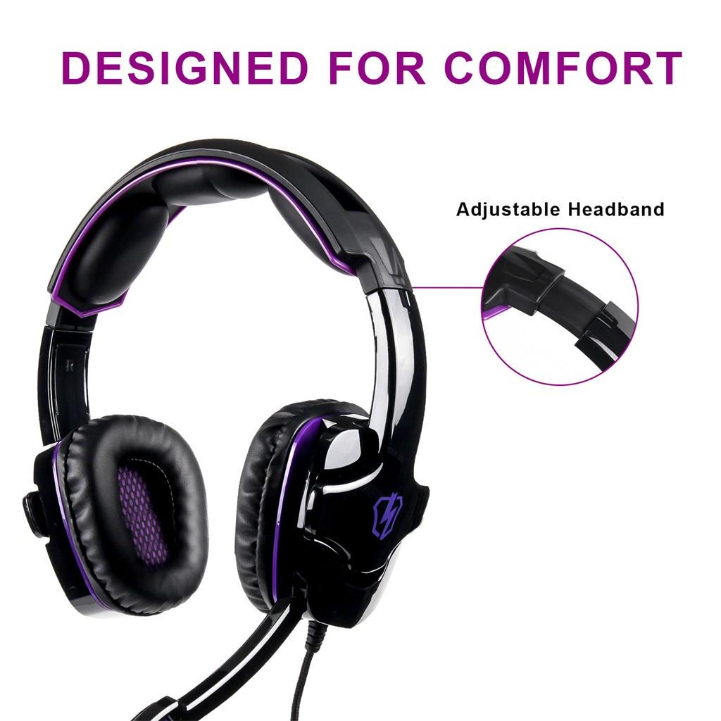 Buy Letton L8 Wired Gaming Headphones Microphone Earphone Headset For ...