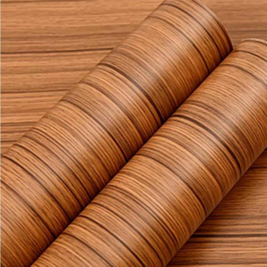 Buy 2M Wood Grain Vinyl Wall Sticker Self Adhesive Waterproof Wallpaper ...