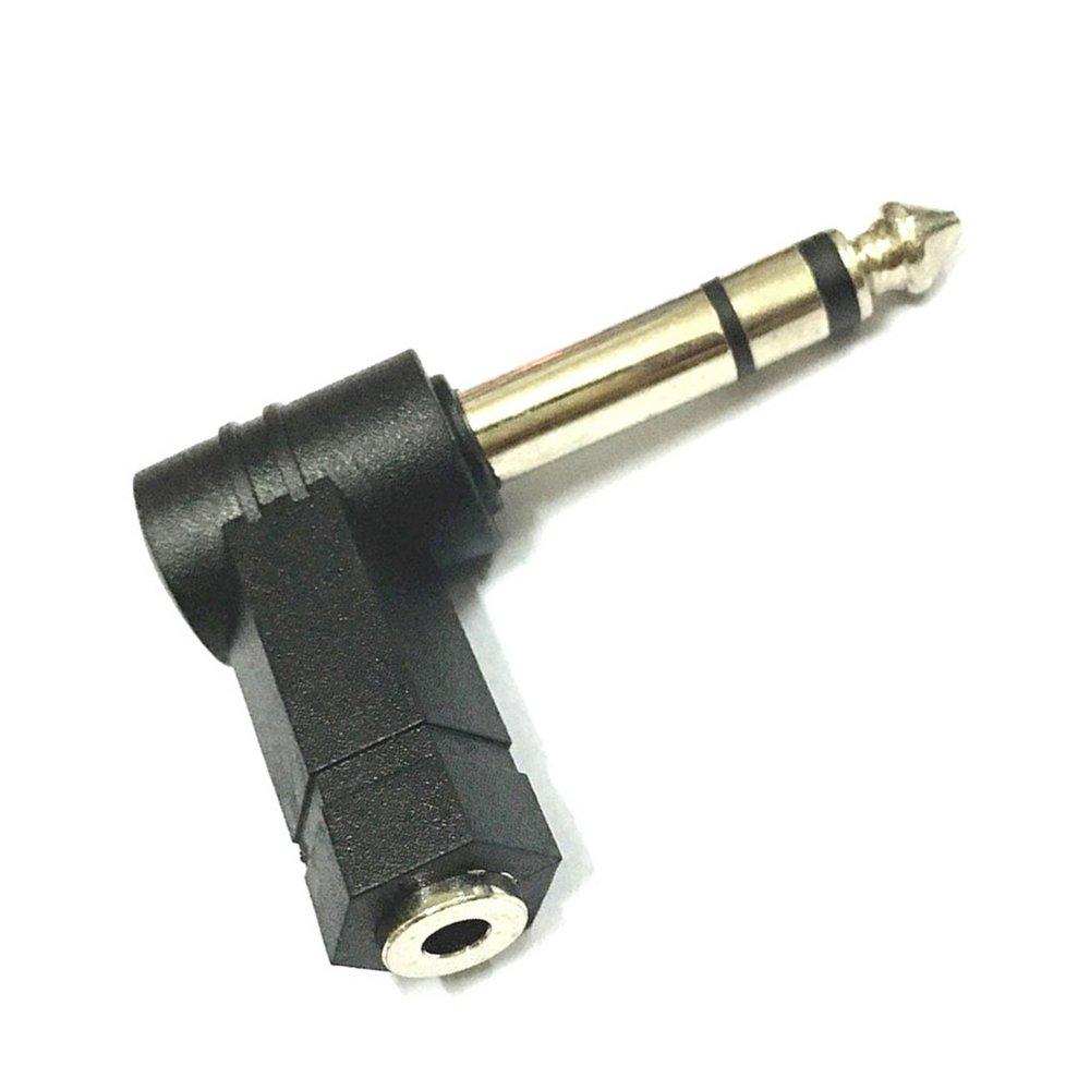 Buy JUGG 3.5mm Stereo Female To 6.35mm 1/4" Male Right Angle Headphone ...