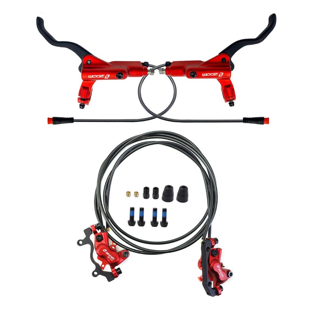 Cheap ZOOM HB876E MTB 4 Piston Hidraulic Disc Brake E- Bike Power Off ...