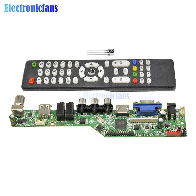 Buy Universal LCD Controller Board Resolution TV Motherboard VGA/HDMI ...