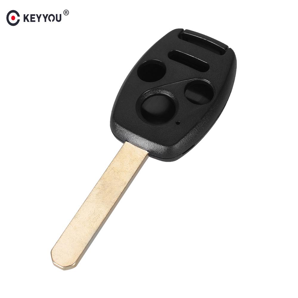 3 Buttons+Panic Remote Key Shell Case Fit For Honda Accord CRV Civic ...
