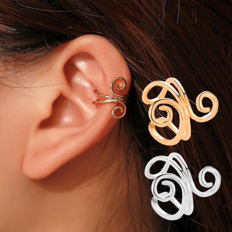 Buy 1Pc U-shaped Ear Clip Double Line Without Pierced Ear Bone Clip ...