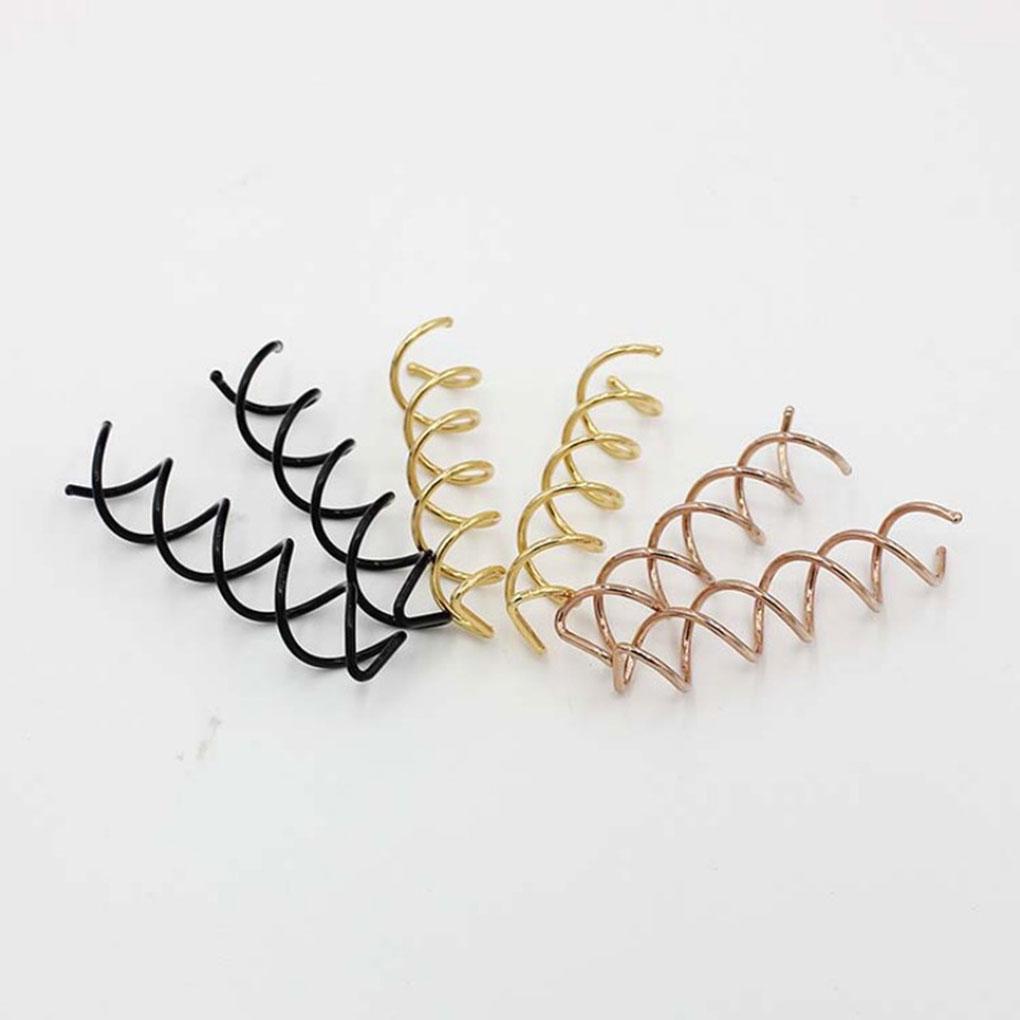 Buy 10 Pcs Spiral Metal Hair Pins Coil Clips Non-scratch Round Tips DIY ...