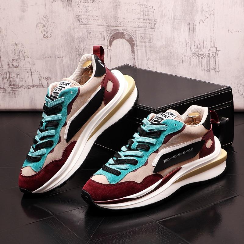 Buy British Fashion Men Casual Comfort Shoes Male Mesh Breathable ...