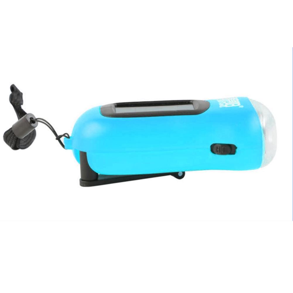 Buy Hand Crank Solar Dynamo Torch Lamp Outdoor Emergency LED Flashlight ...