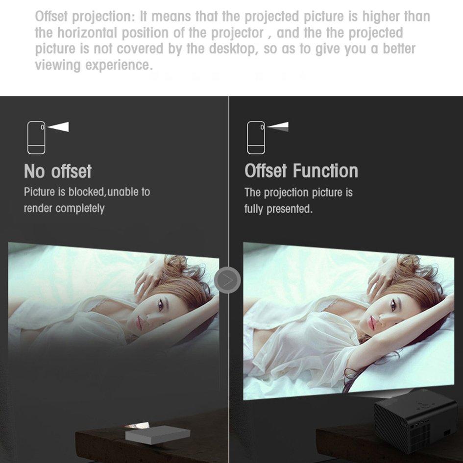 Buy T10 LED Projector Full High Definition 1080P HDMI-Compatible 1920 ...