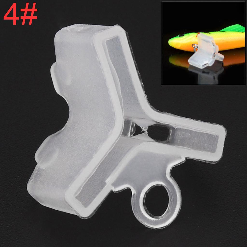 Buy 4# Treble Hook Cover Cap Safety Fishing Lures Hook Protector Case ...