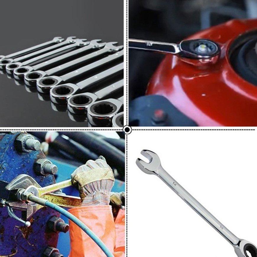 Buy 10pcs Combination Mini Wrench Set Screwdriver Kit Repair Spanner ...