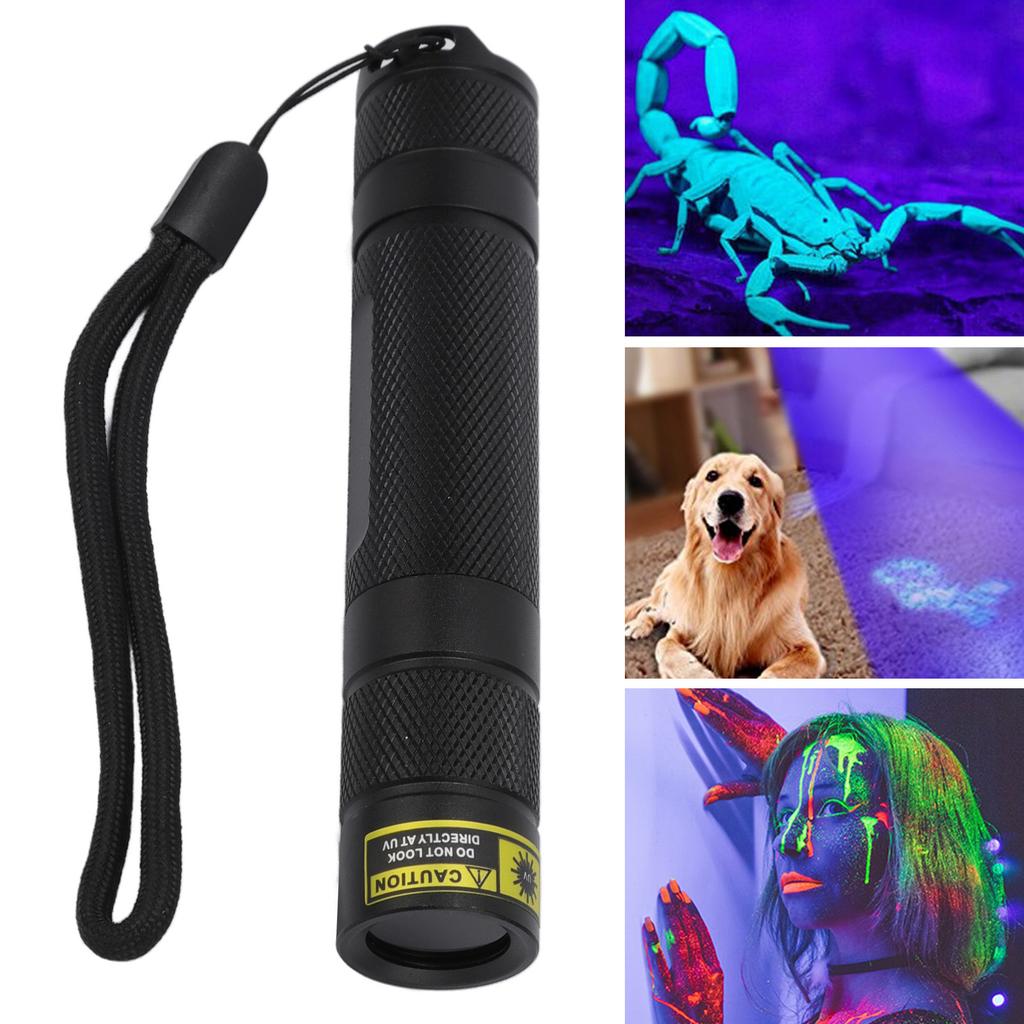 Kaufe UV Flashlight LED 365nm Aluminium Alloy Battery Powered Widely ...
