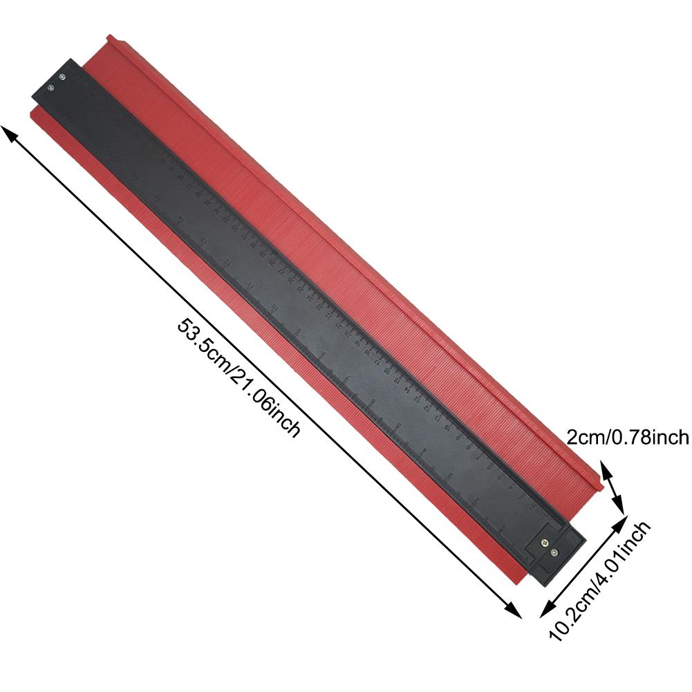 Contour Gauge Extractor Irregular Profile Ruler Standard Marking Ruler ...