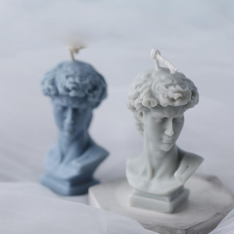 DIY Great Artists Figures David Silicone Mold Resin Portrait Painting ...