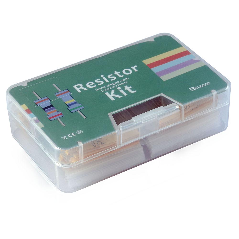 Buy Elegoo 17 Values 1% Resistor Kit Assortment, 0 Ohm-1M Ohm (Pack of ...