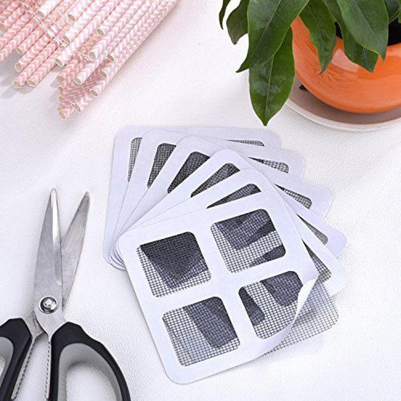 6Pcs Mesh Repair Screen Patch Kit Anti-Insect Fly Bug Mosquito Door ...