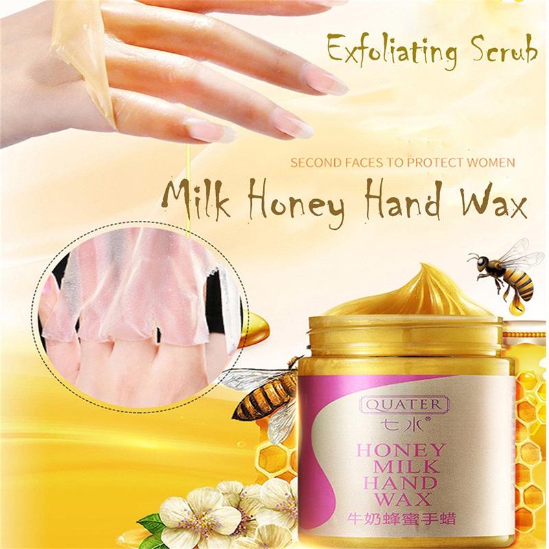 Buy Honey Milk Hand Mask Hand Wax Skin Care Exfoliating Calluses Hand ...