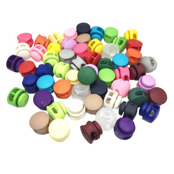 50PCS DIY Spring Buttons Spring Cord Lock Buttons for Shoelace ...