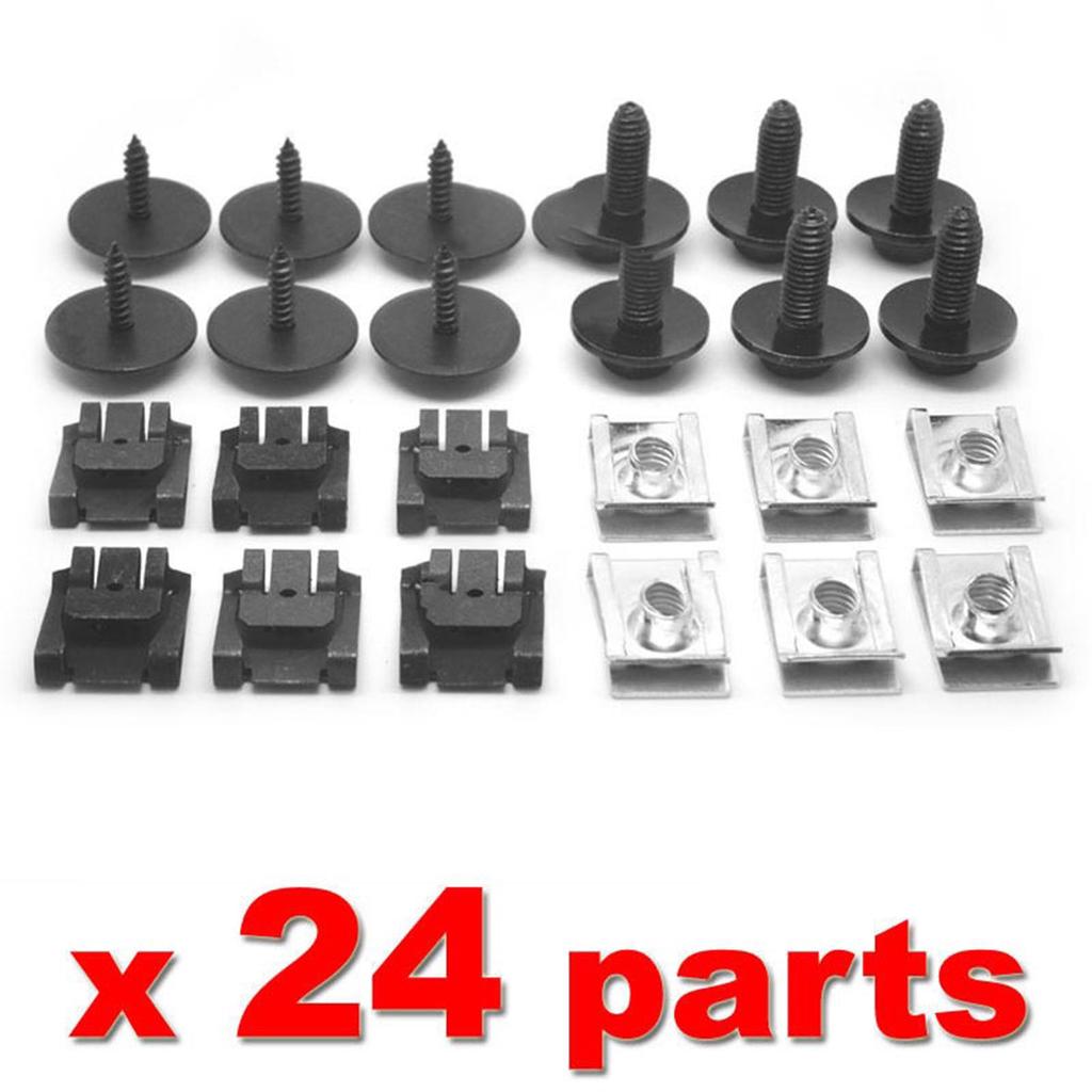 Mercedes E Class W211 Engine Undertray Clips Screws Under Cover ...