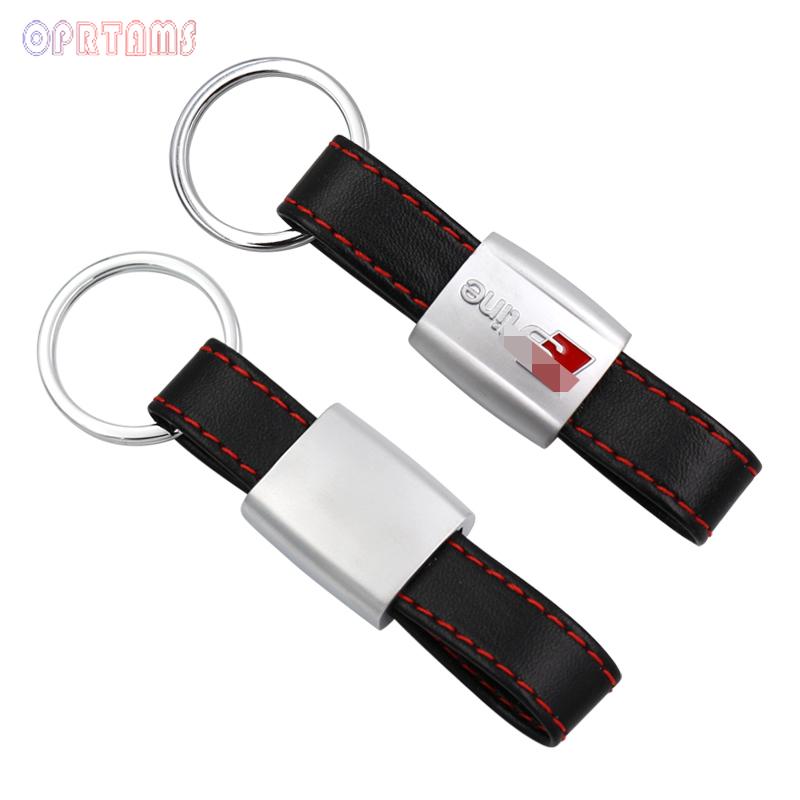 Buy 1 PCS S Line Keychain Car 3D Zinc Alloy S Line Keychain Leather ...