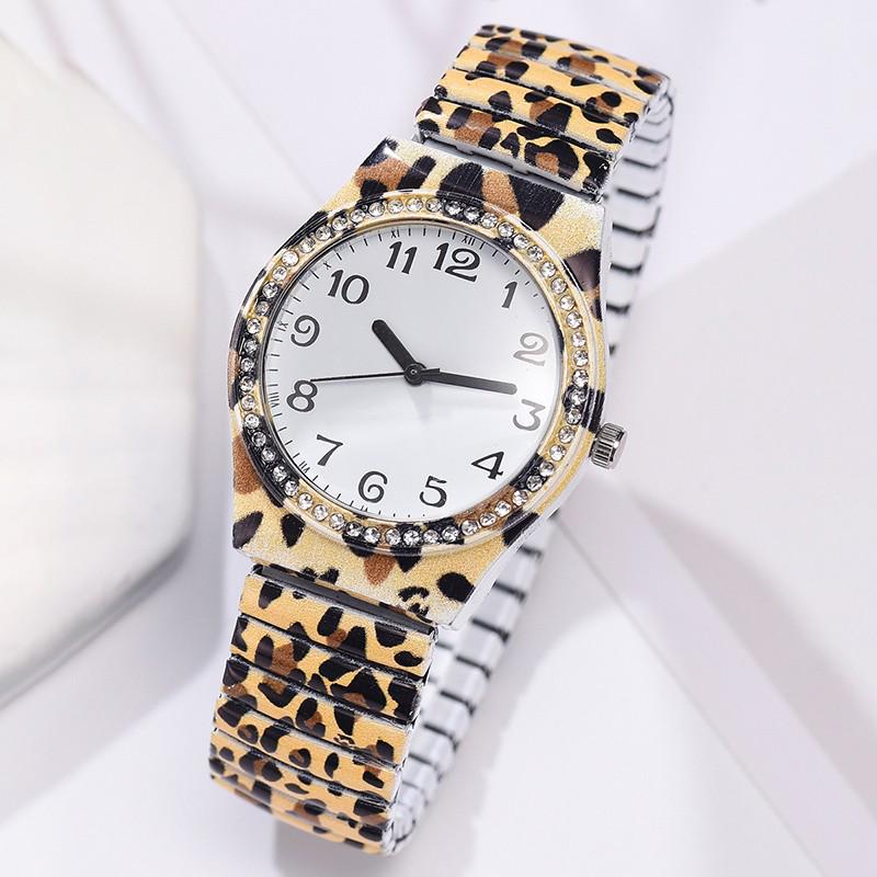 Buy Silicon Strap Women Watches Ladies Leopard Pattern Casual Wrist ...