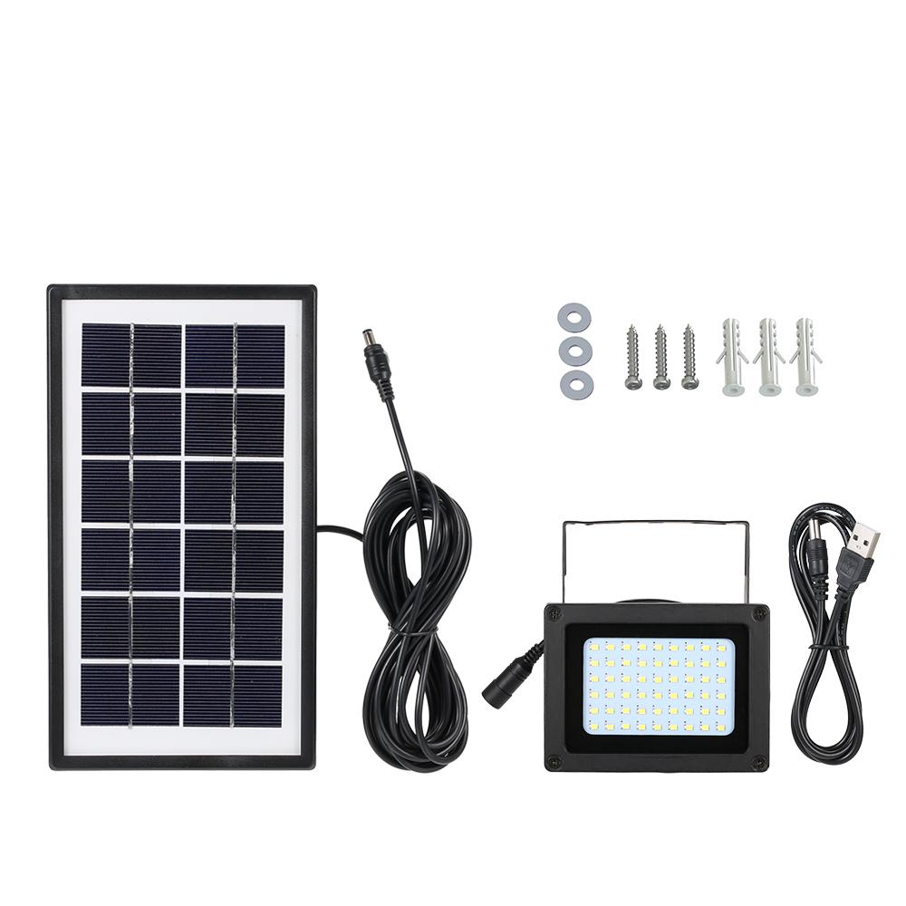 Cheap 54 LED Solar Powered LED Flood Outdoor Light Lamp Manual/ Light ...