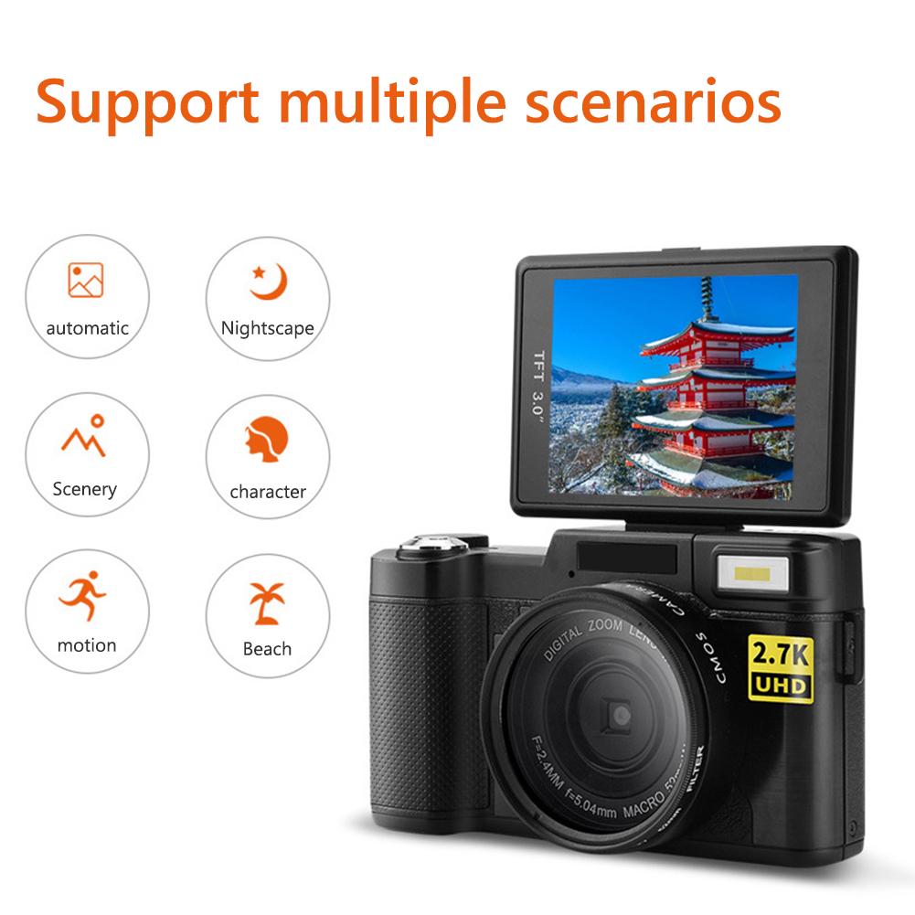 Buy 3 Inch 24MP Digital Camera 2.7K WIFI Anti-shake CMOS Sensor Video ...