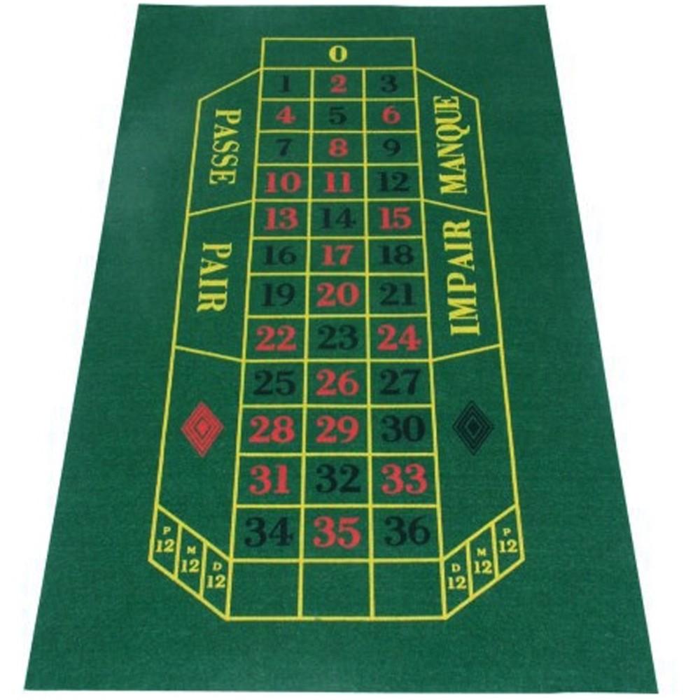 Buy Tappeto Da Tavolo Verde Feltro Per Roulette Gioco Pallina Casino ...