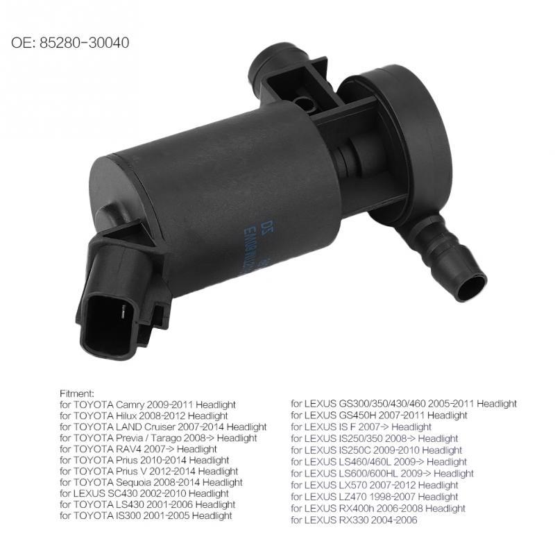 Buy 85280-30040 Headlight Headlamp Washer Pump Spray Hydraulic Motor ...